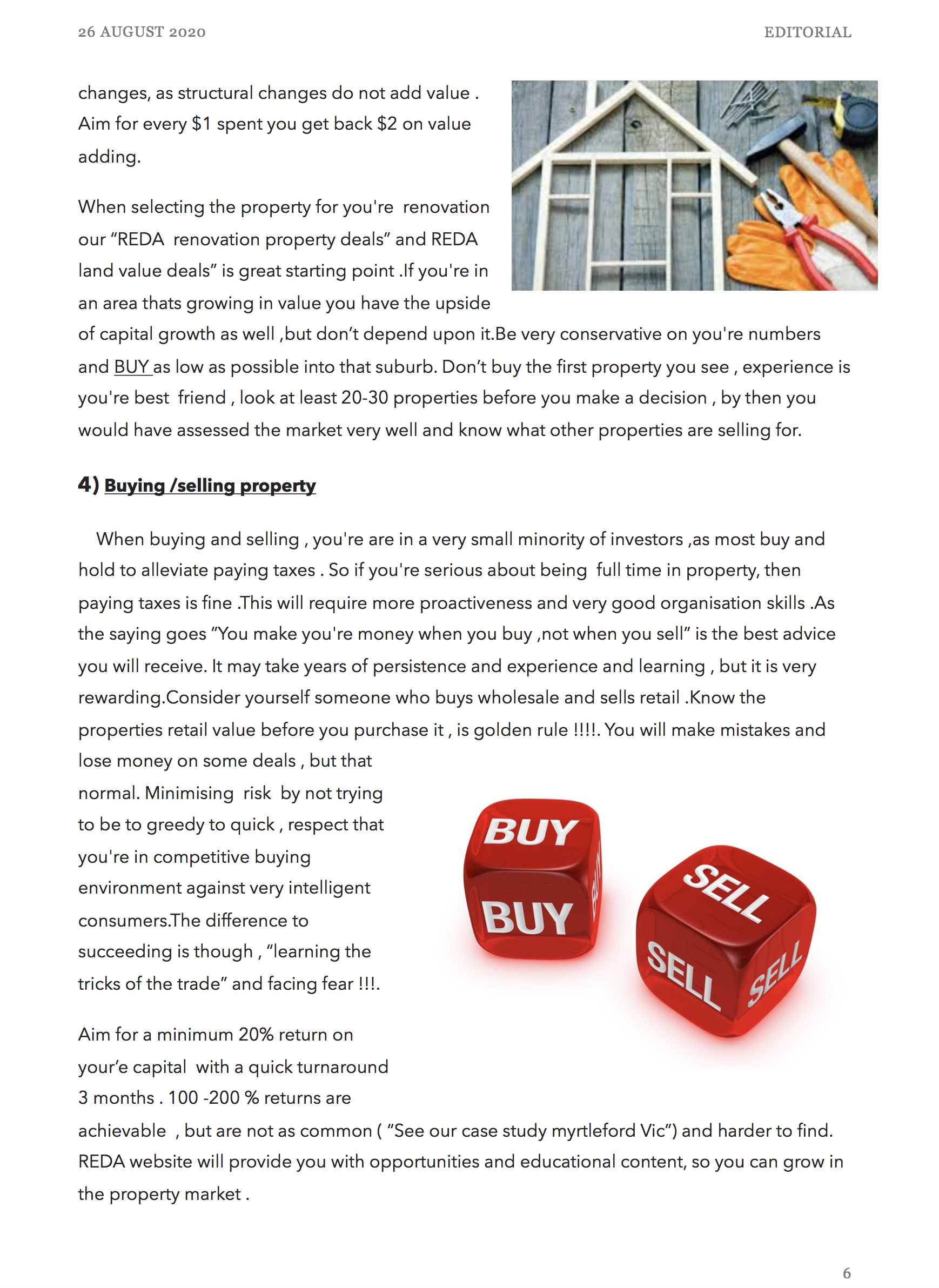 Success in Property | REDA